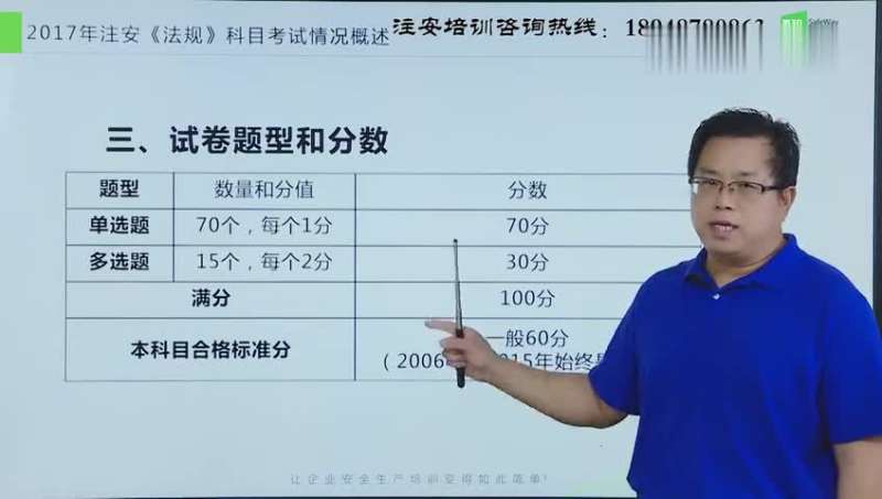 2017年注册安全工程师考试科目情况概述