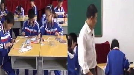 初中劳动与技术七年级《手掷飞机》教学观摩视频