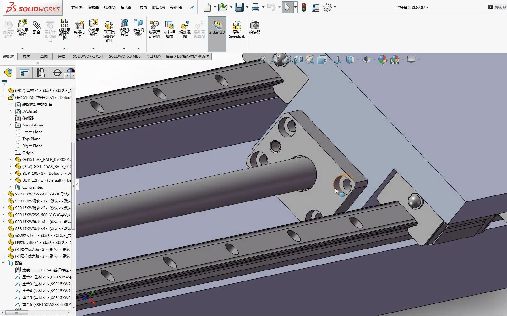 滚珠丝杆直线模组设计与注意事项B