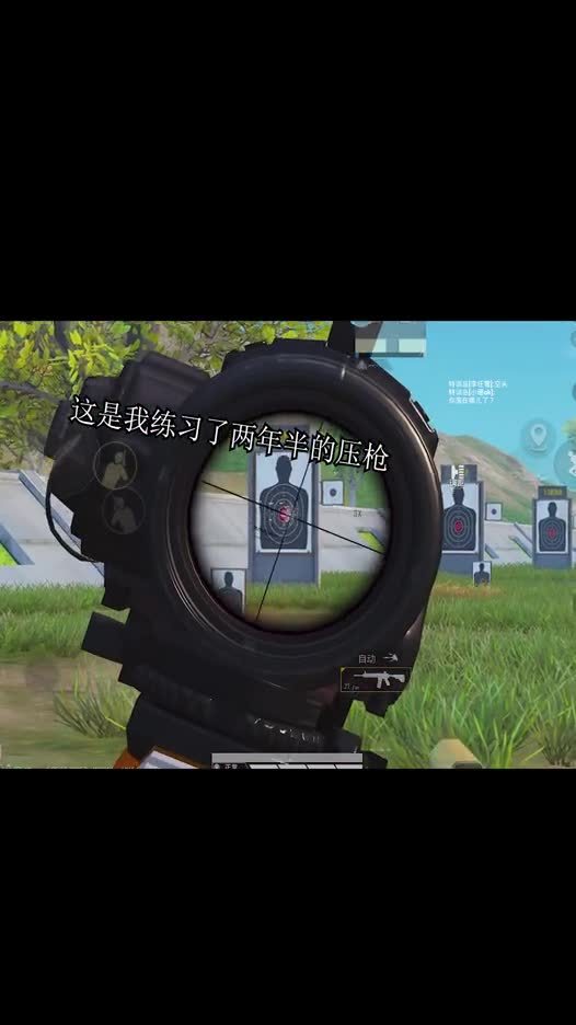 和平精英:练习两年半的压枪,谁能教教我如何速成啊?