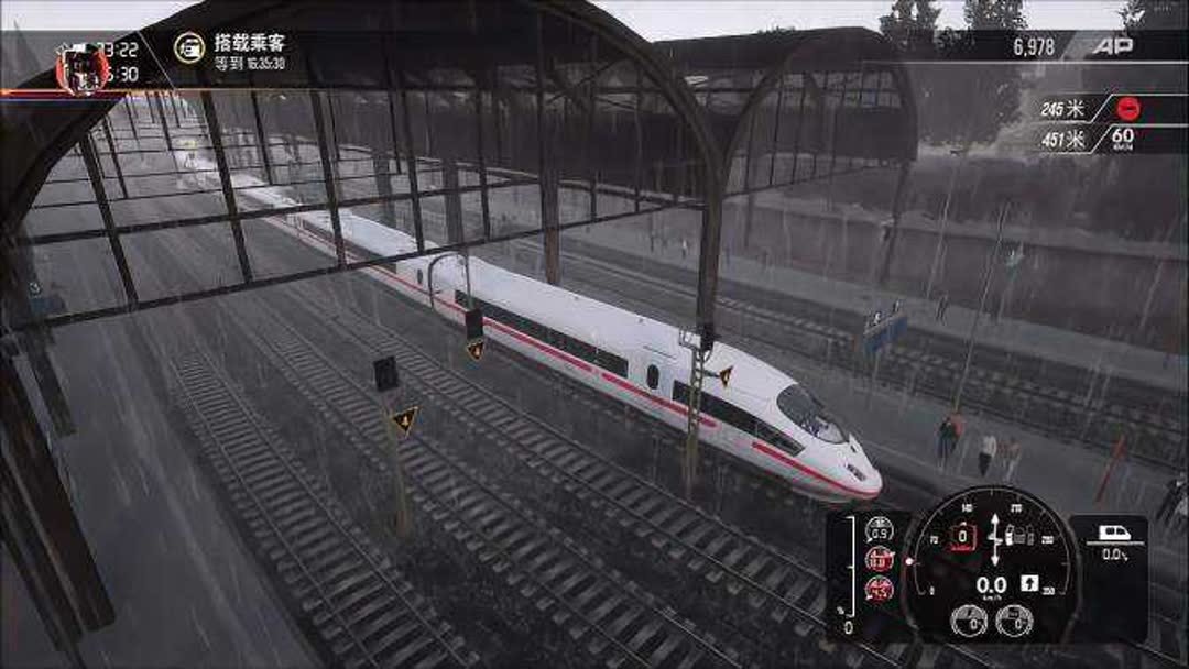 《模拟火车世界2》流程05:行程用时接近现实,雨天的莱茵兰