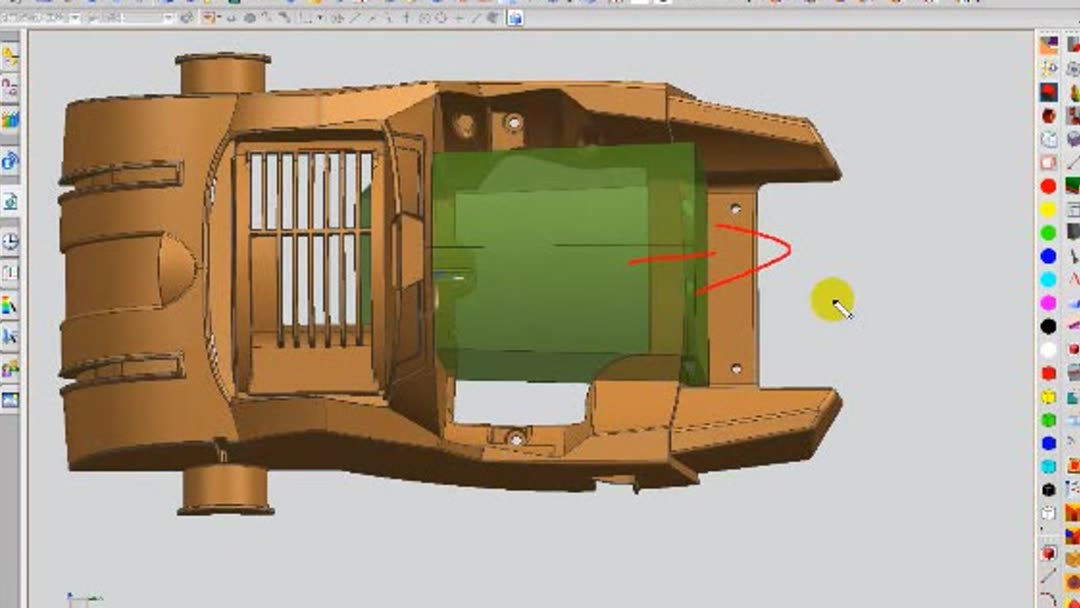 UG 模具设计学习视频之3D结构设计的特点及大斜顶的画法