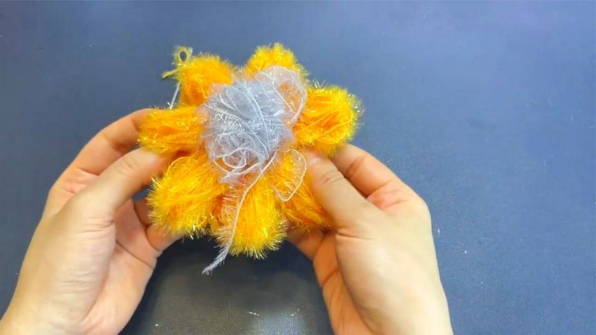 「手工编织」漂亮的毛线花朵!