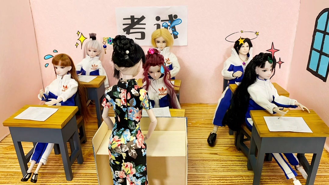 叶罗丽故事剧场 假如仙子也要期末考试 辛灵监考荒石迟到