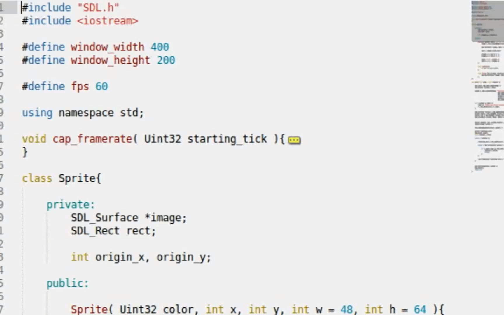 C++ SDL 教程#7 精灵组
