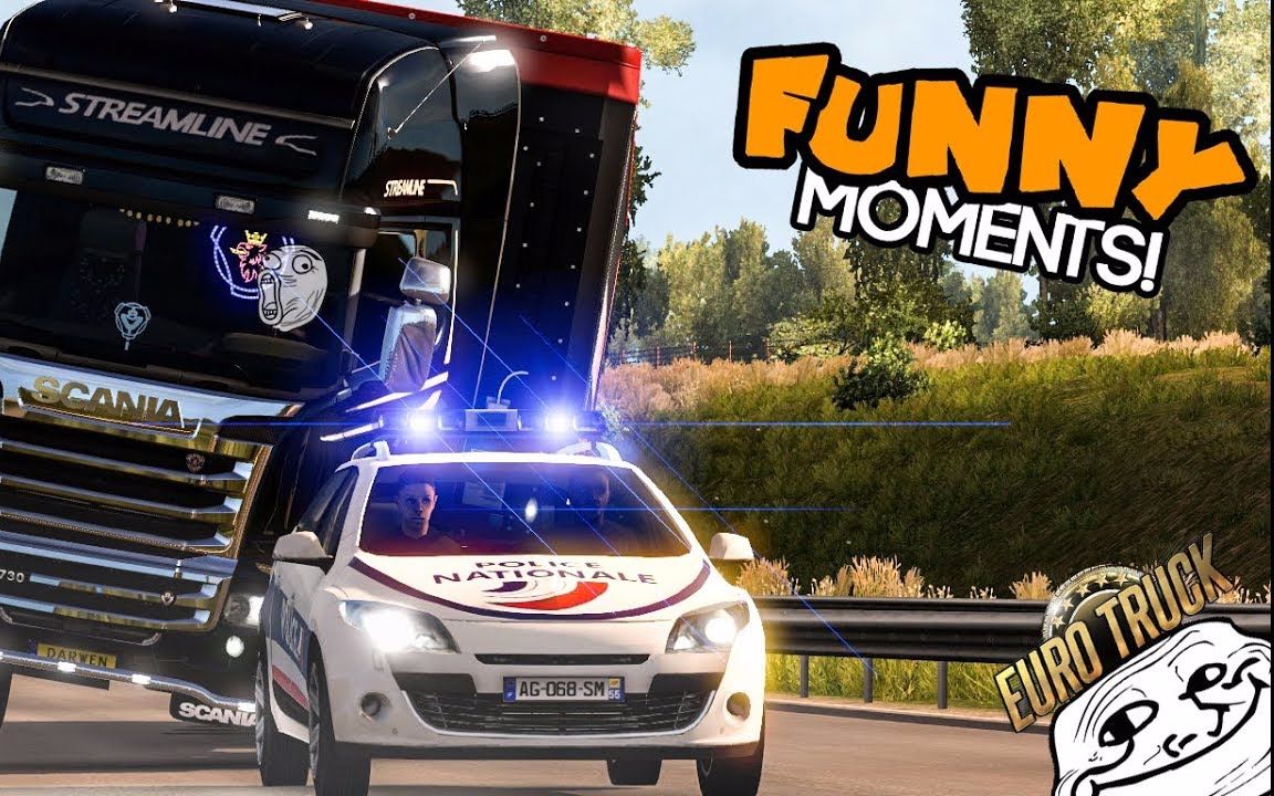 【Darwen】欧洲卡车模拟2 联机 欢乐时刻&碰撞合集 #51