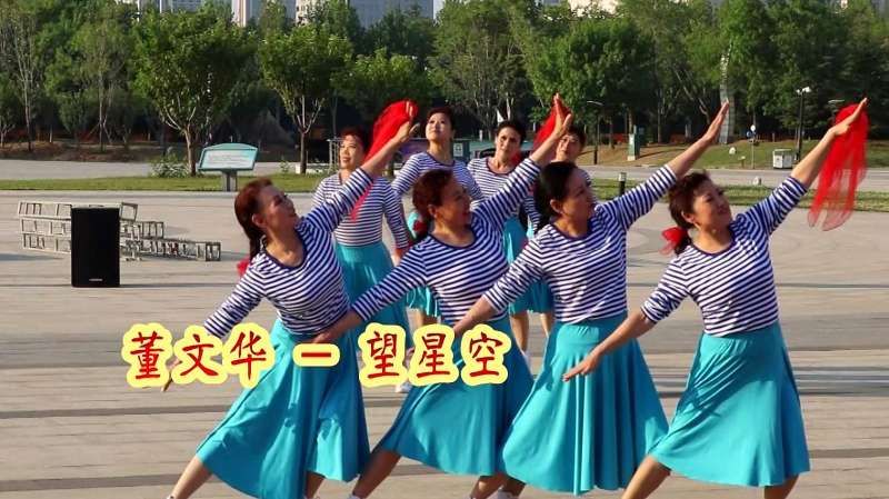 经典流行歌曲,董文华《望星空》歌美舞美,最爱听老歌