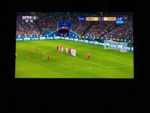 2018.06.16 2018世界杯 C罗面对西班牙打入任意球,帽子戏法!