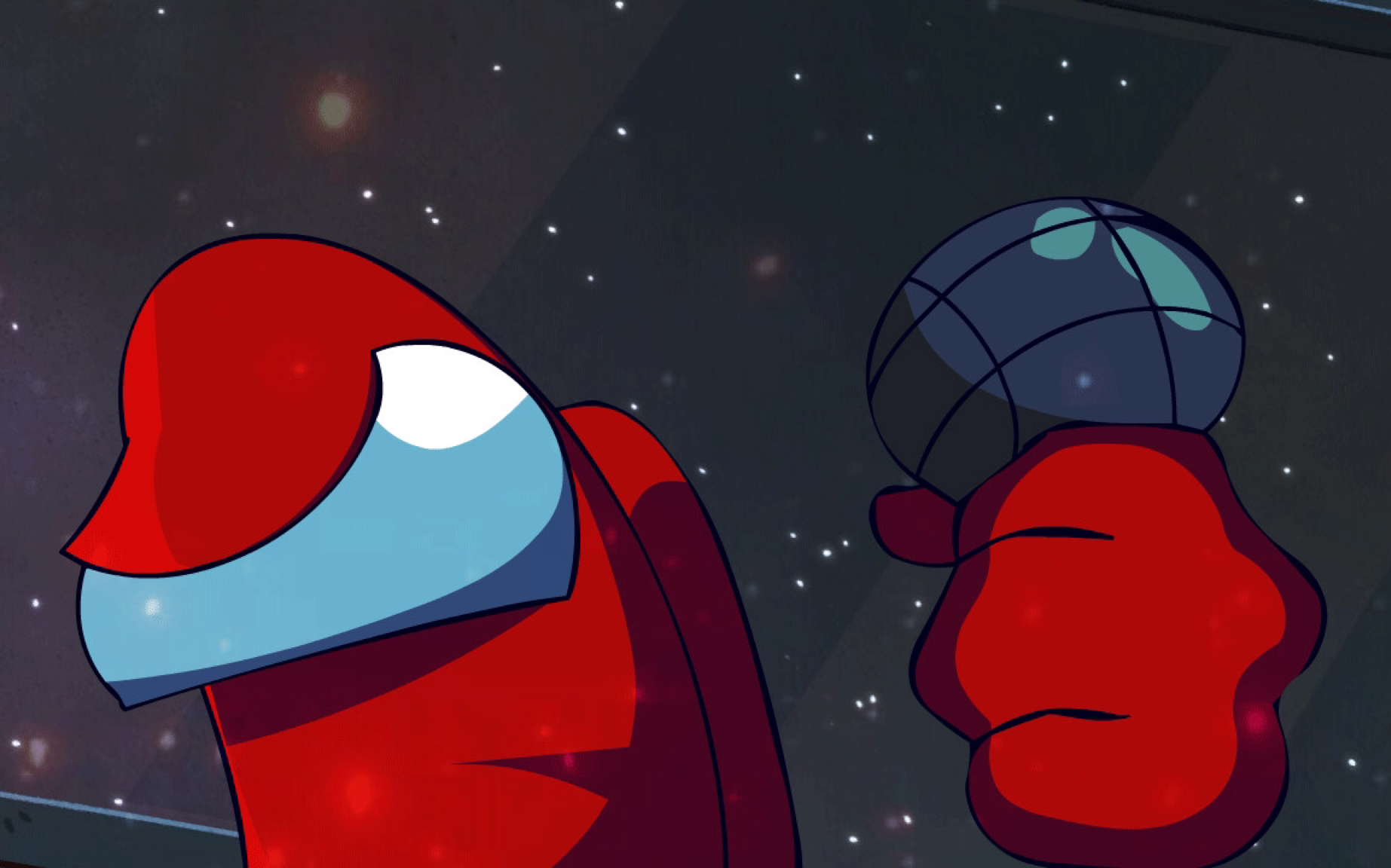 FNF优质模组 一个正常的Among us模组 .