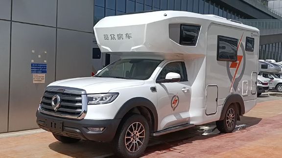 长城自由炮房车,今天终于见到实车了,四驱越野!