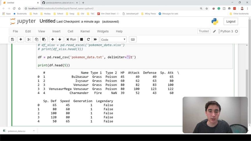 一小时学会python pandas