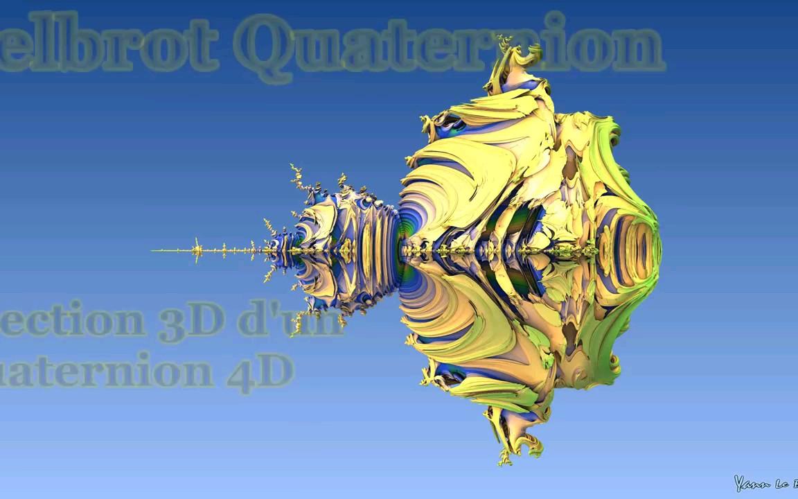 【分形几何】3维空间中的曼德博集合。亮瞎我的狗眼。