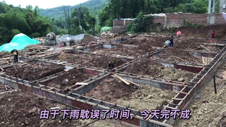 农村建房17集:不能急功近利,奠定夯实的基础自有妙手偶得的乐趣