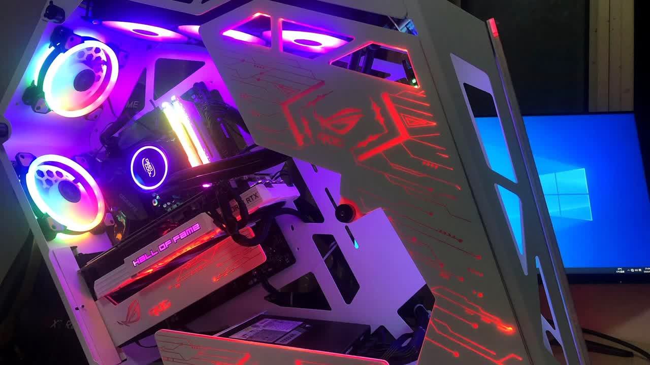 组装电脑客户指定机箱,装好才知道另有玄机,符合自己.