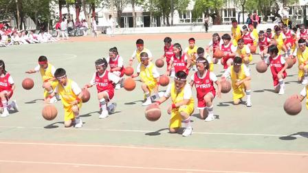 篮球 足球在80小春季运动会开幕式上的表演2019-4-30