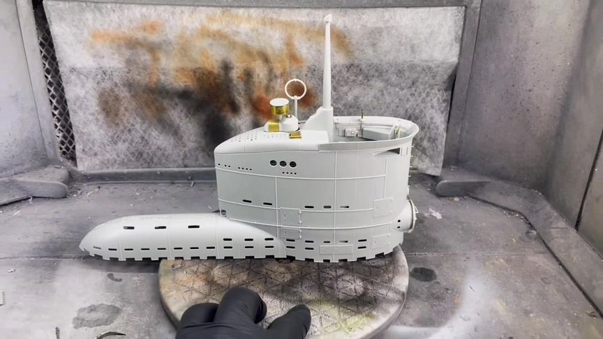 如何改造“潜艇”细节#潜艇模型 #模型 #模型制作