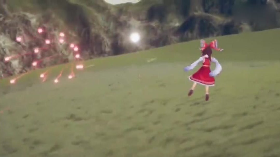 Unity实验中,灵梦空战躲弹幕3D版[.