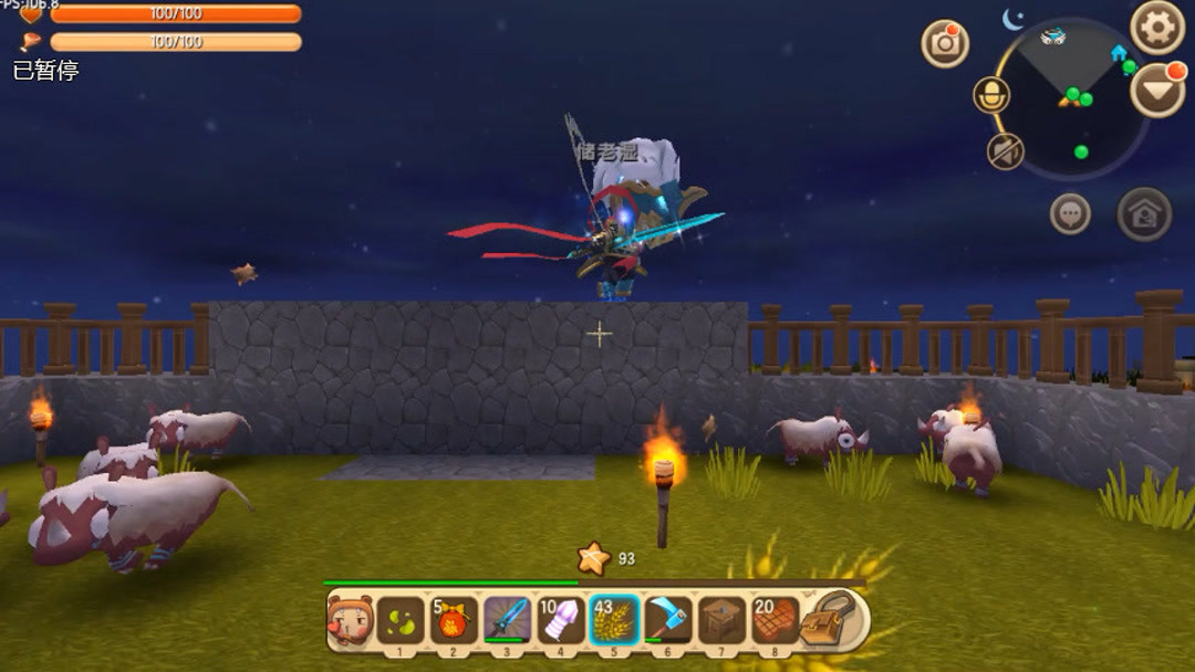 迷你世界 联机生存:多米的萌萌哒养牛场快破产了,小牛全死了