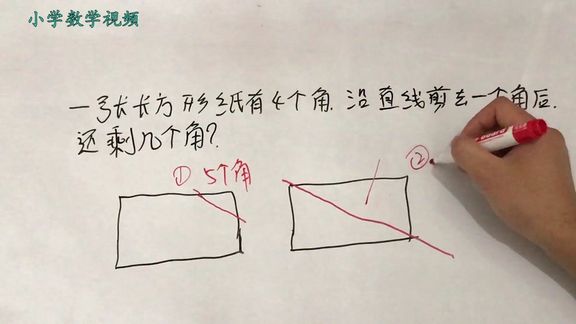 小学数学简单几何题,有时候实际和想象是不一样的,值得学习