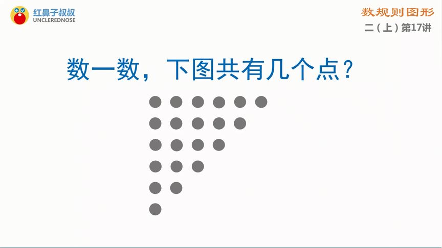 【二年级奥数】数图形:如图(等腰直角三角形的点阵)