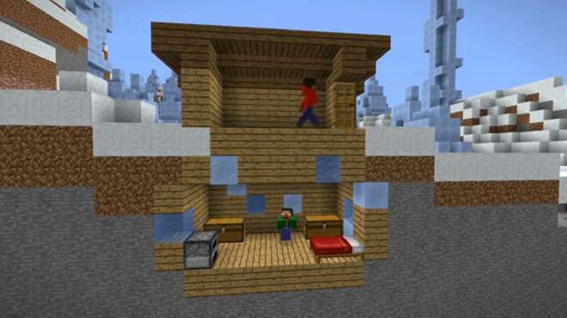 MC:菜鸟建造的这个隐藏房子,大神来了都不用怕!