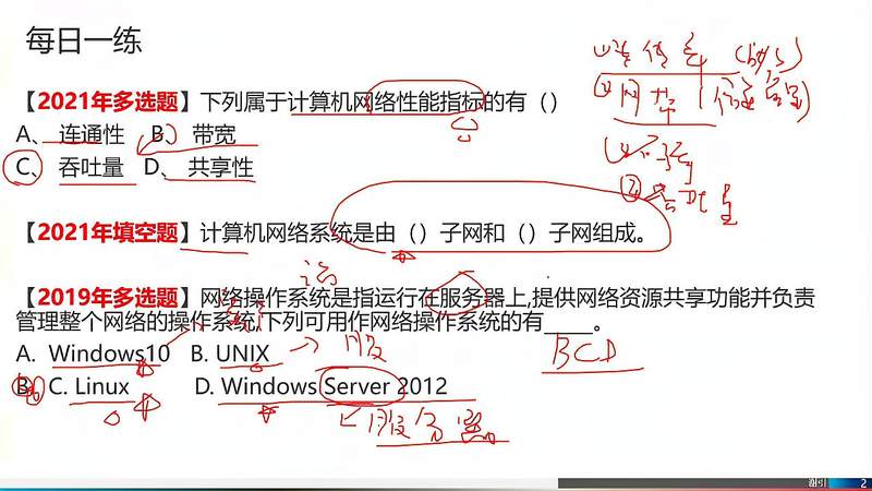 每日一练2021-06-12计算机网络与互联网(计算机网络基础)