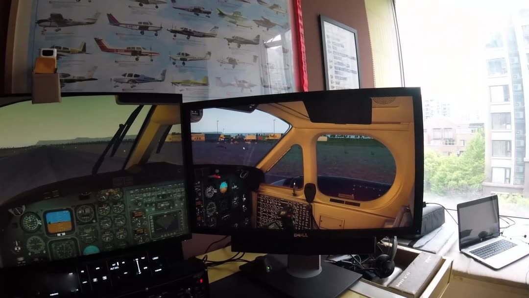 我的多屏幕设置是如何做的【大叔带你:开飞机】《X-Plane 11》