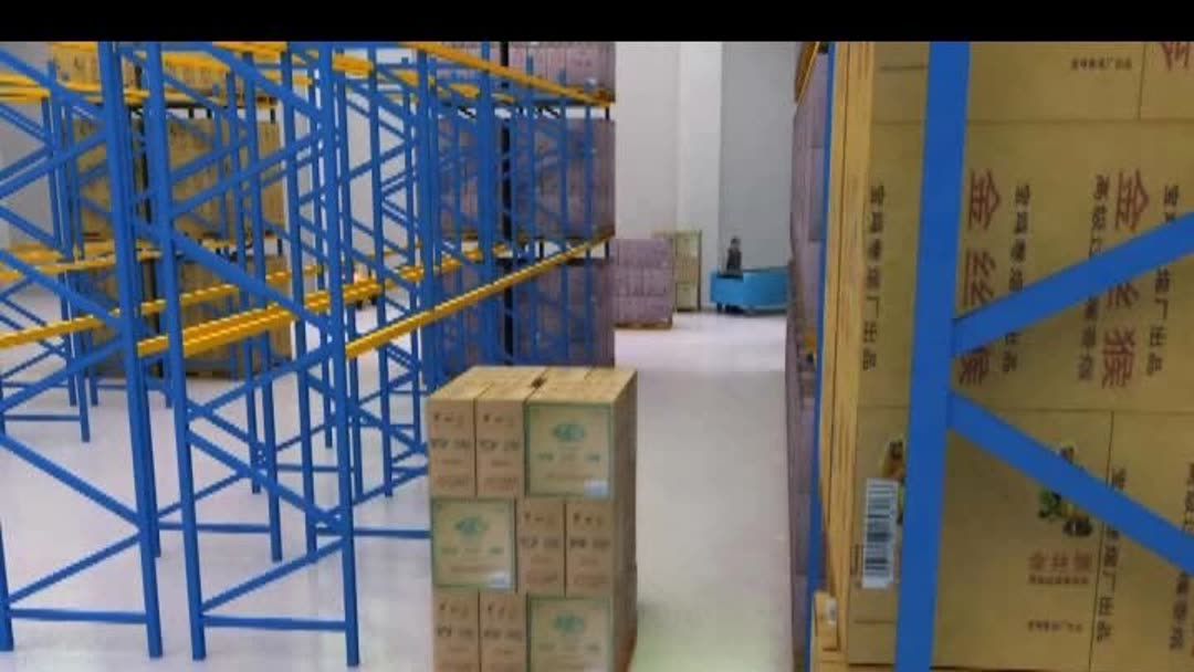物流仓储包装分拣系统三维动画演示片