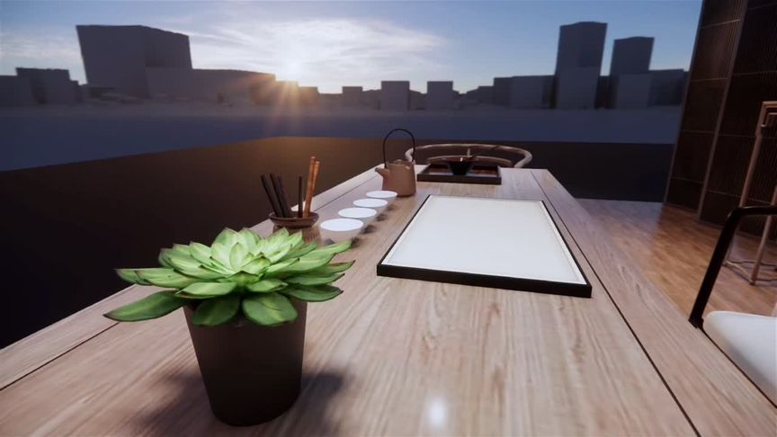 #数字展厅 #场景漫游 #草图大师