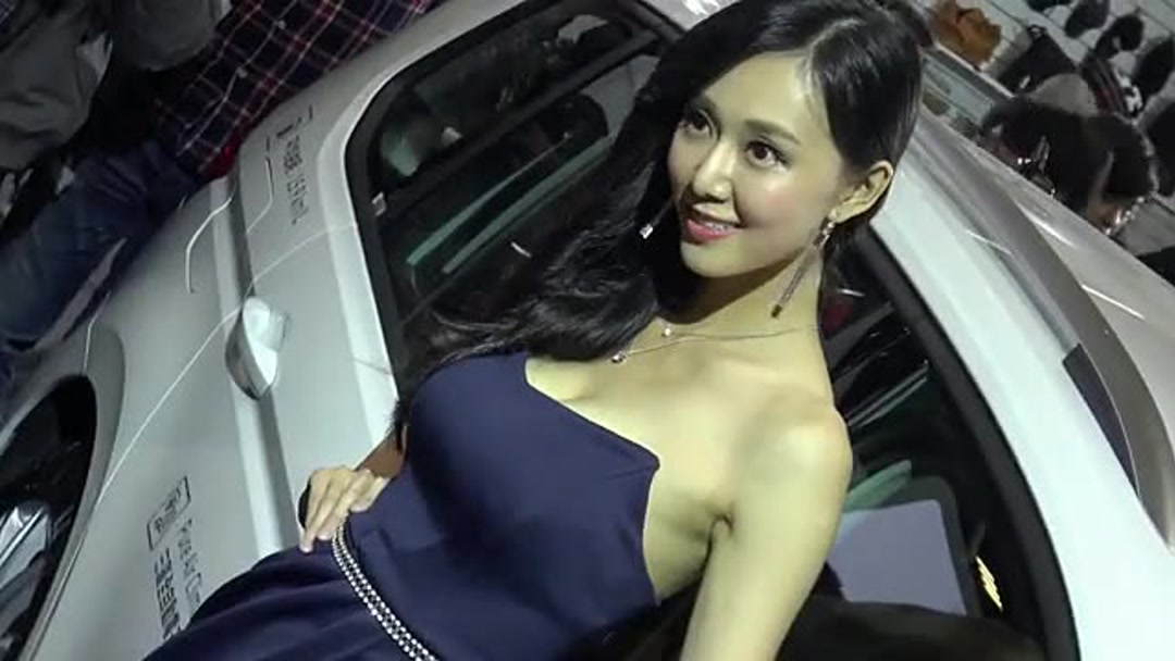 2016台北车展 气质美女车模 天生丽质