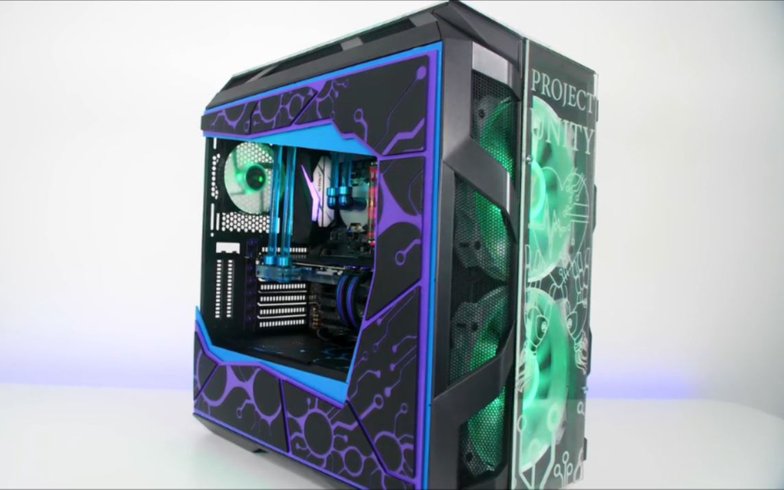 华硕玩家殿堂机箱组装教程加持水冷分布