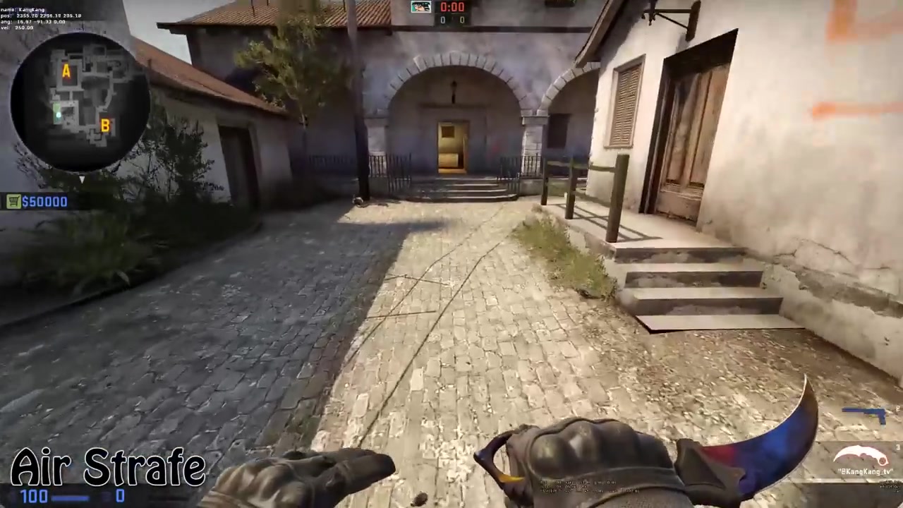 [CS-GO] 教學 空中側跳 - 連跳 (AirStrafe & Bunnyhop)