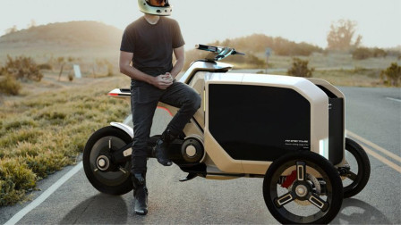 不可思议的电动倒三轮,可货运可折叠,还能秒变成小电摩