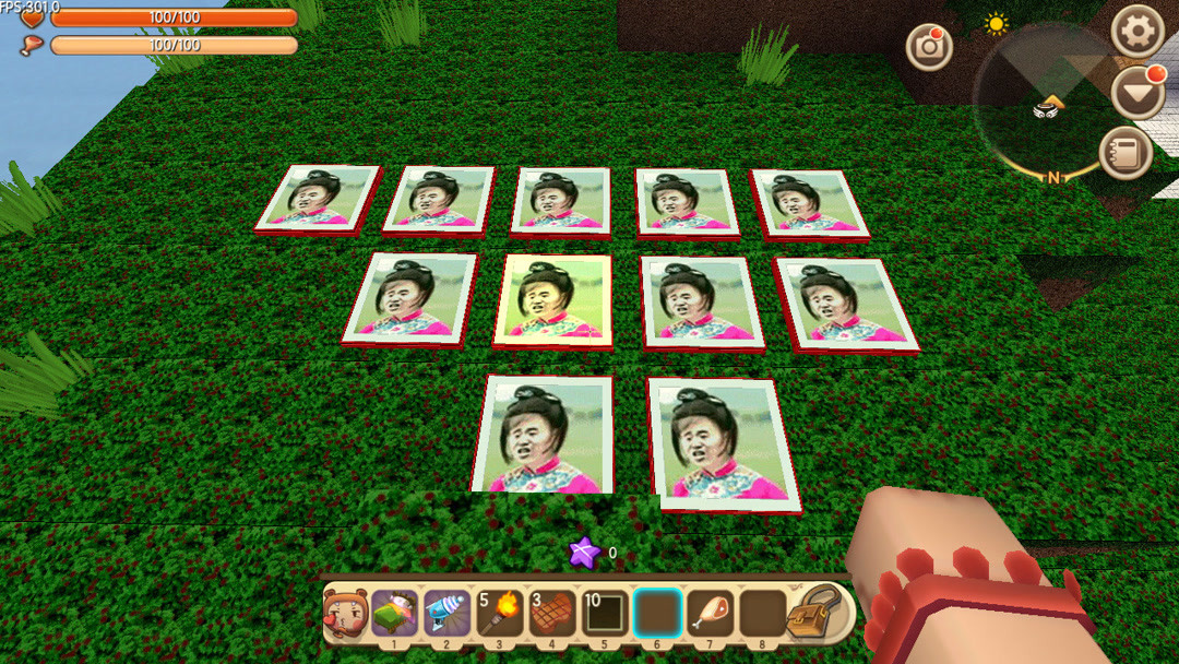 迷你世界:更新“插画相框”,可以添加自己喜欢的人物皮肤