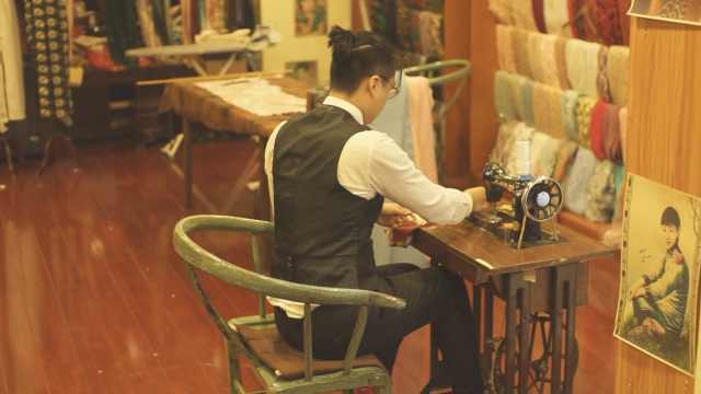 90后型男旗袍设计师:我不是个色鬼