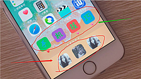 对iphone手机的应用图标不满意!这样设置可以换成自己喜欢的图片和...
