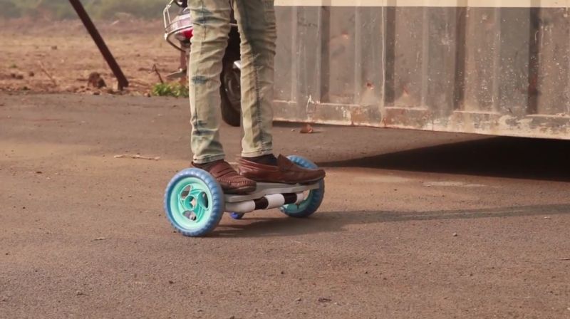 电动平衡车何必买,牛人3分钟做一台,看完你也会了