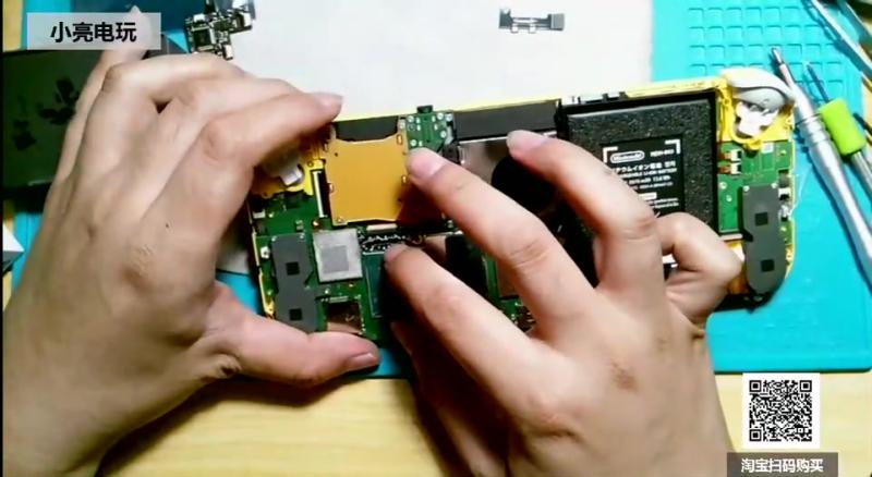 小亮电玩 任天堂SWITCH LITE游戏机加装破解TX OS芯片硬破完整教程