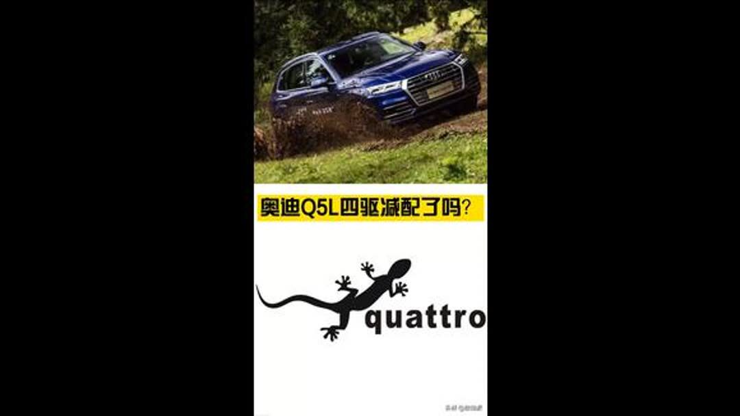 奥迪Q5L四驱中差从机械托森改电控多片式离合器算减配吗?