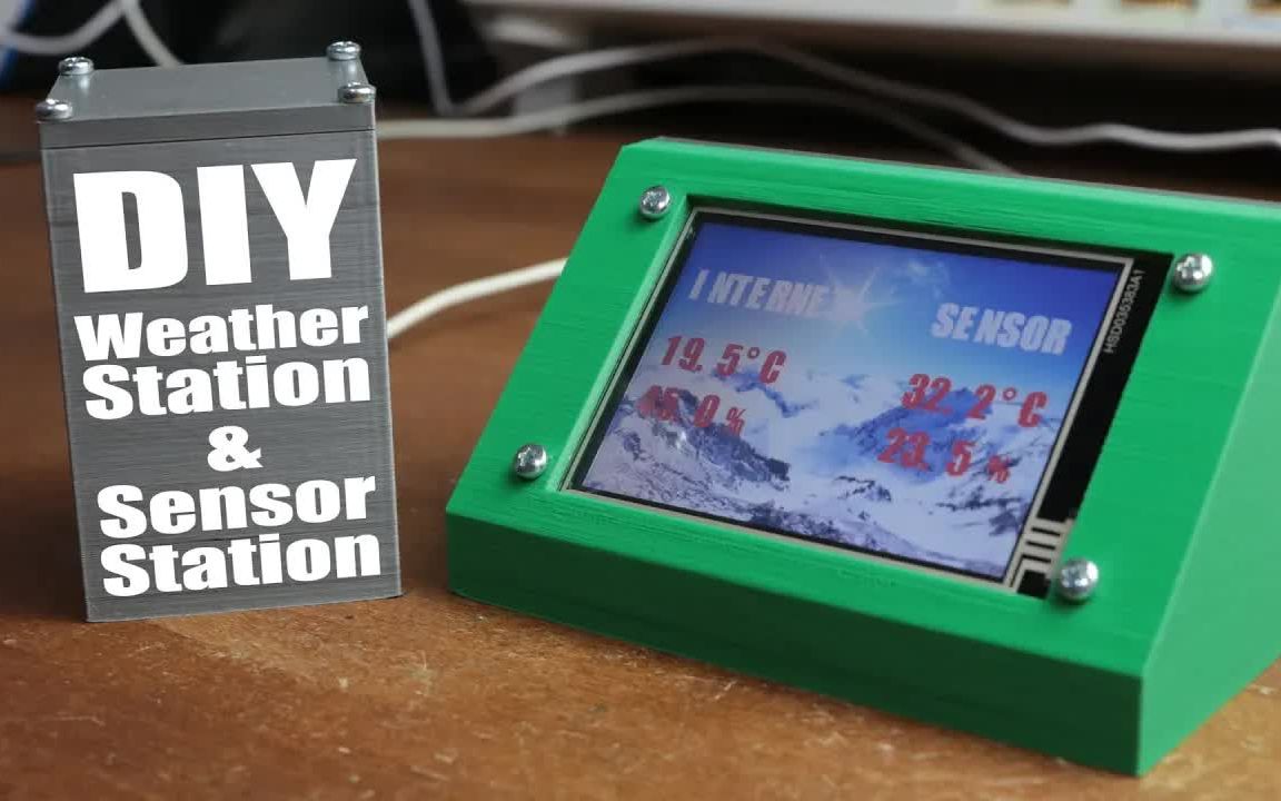 DIY气象站和WiFi传感器站!