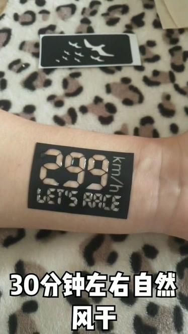 ...皮肤表皮的 半个月后随新陈代谢排出身体 不会对身体有任何影响❗️