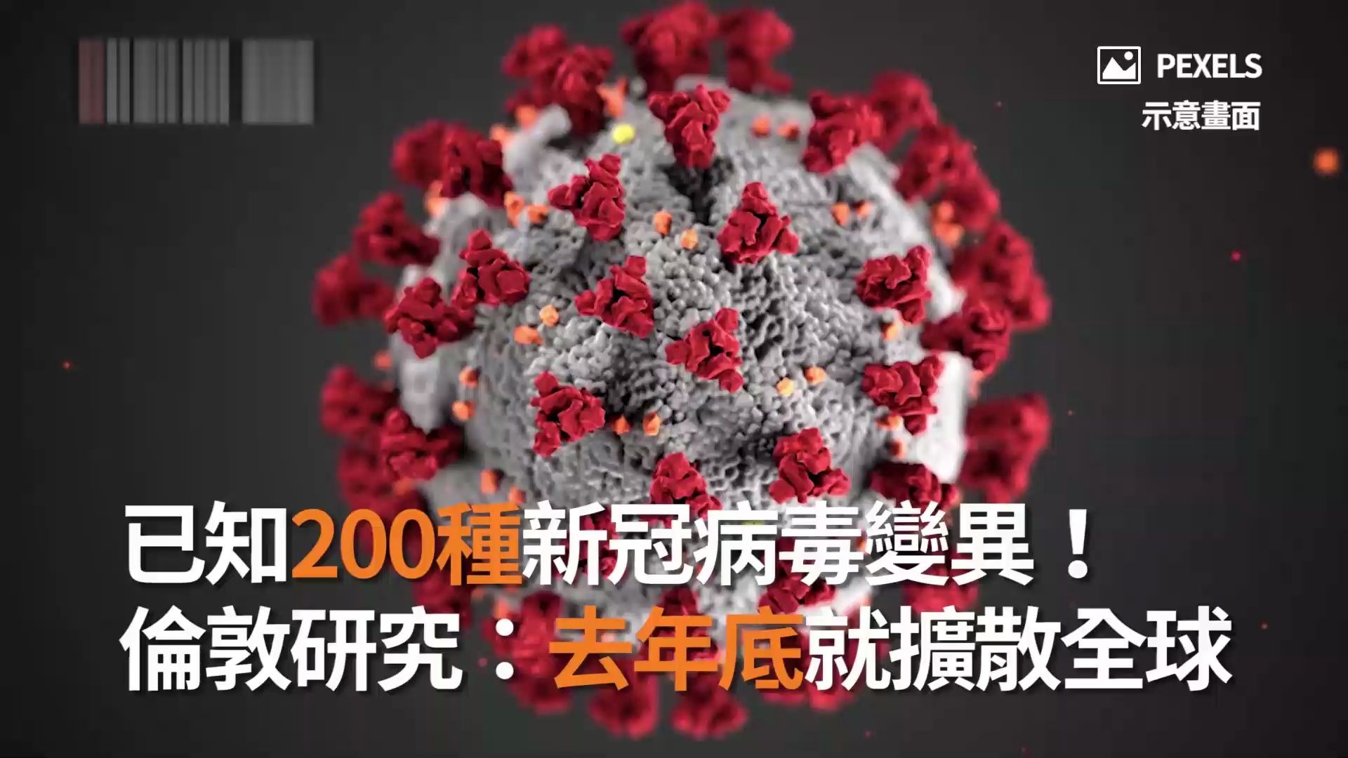 已知200种新冠病毒变异!伦敦研究:去年底就已扩散全球