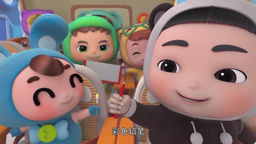 百变校巴:今天去画金鱼,小朋友准备好了工具,他们一定画的很棒