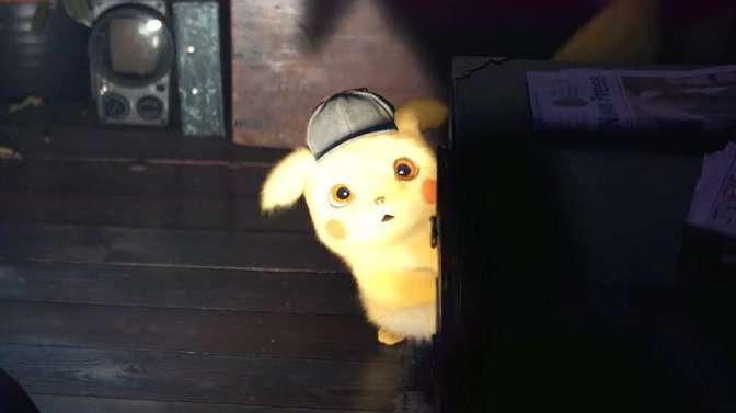 大侦探皮卡丘:最吓人的出场最萌的长相,皮卡丘真是太可爱了!