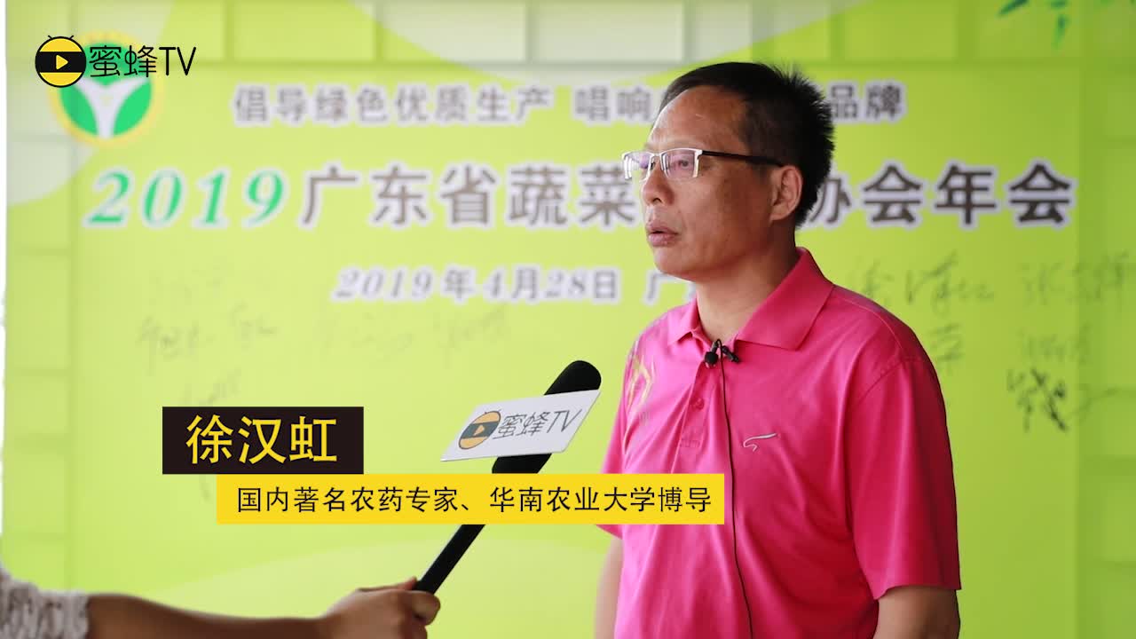 徐汉虹教授分享:采用精准施药,蔬菜减药后照样增产增收!