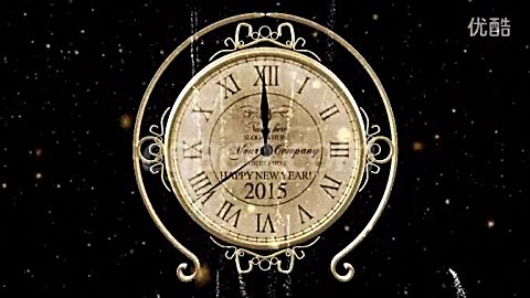 新年时钟60秒倒计时庆典视频 New Year Countdown Clock 2015