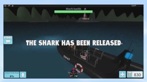 屌德斯解说:Roblox鲨鱼生存模拟器,独角兽船还用人力驱动的吗