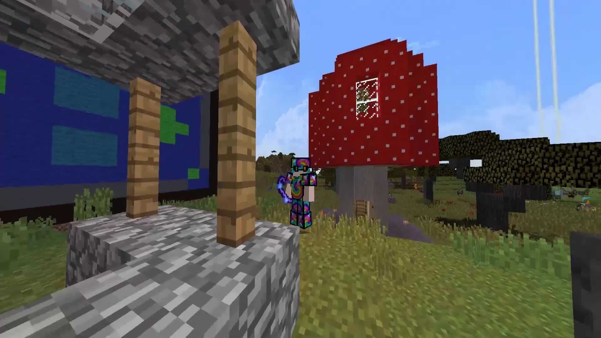 我只用了一秒就击杀了末影龙,通关了MC!我的世界罗修