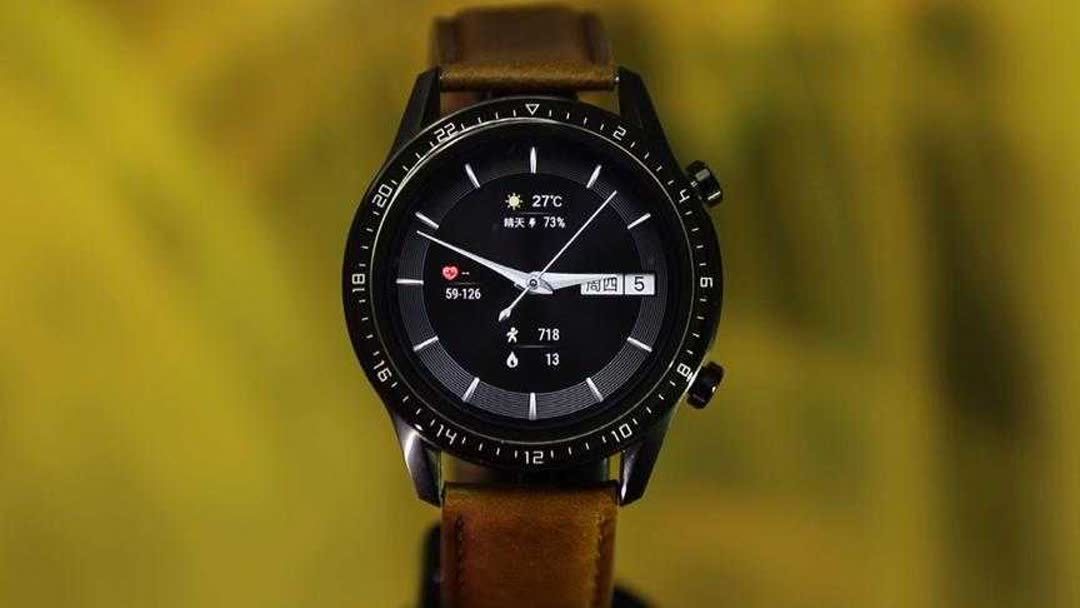 华为watch表盘《极简黑调》
