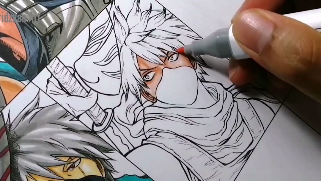 整容级别改画!你能画出怎样的旗木卡卡西?